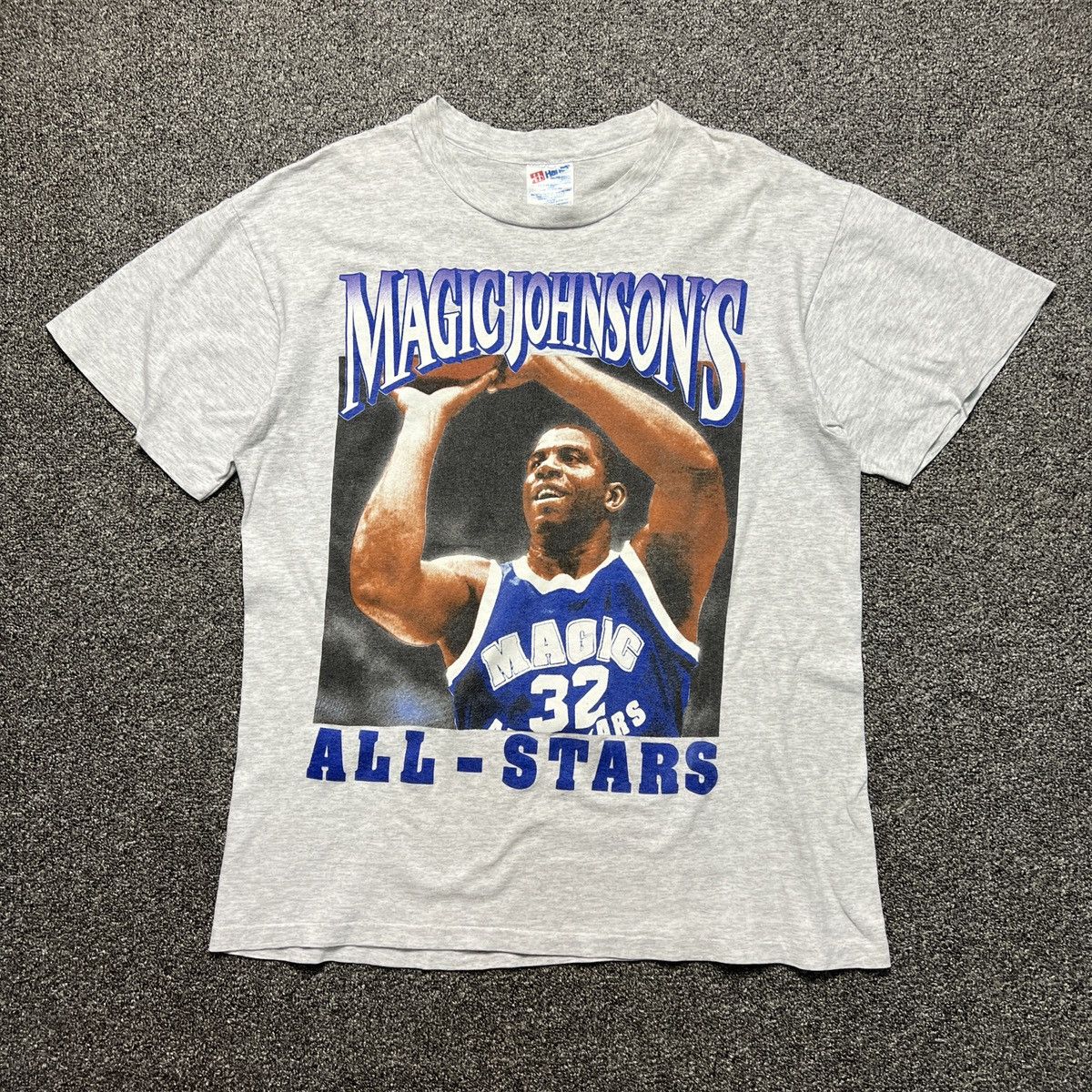 Vintage Vintage 90s Magic Johnson all stars photo tees | Grailed