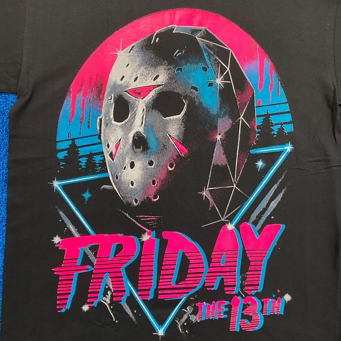 Very Rare Friday the 13th Neon Jason Voorhees Tee XL | Grailed