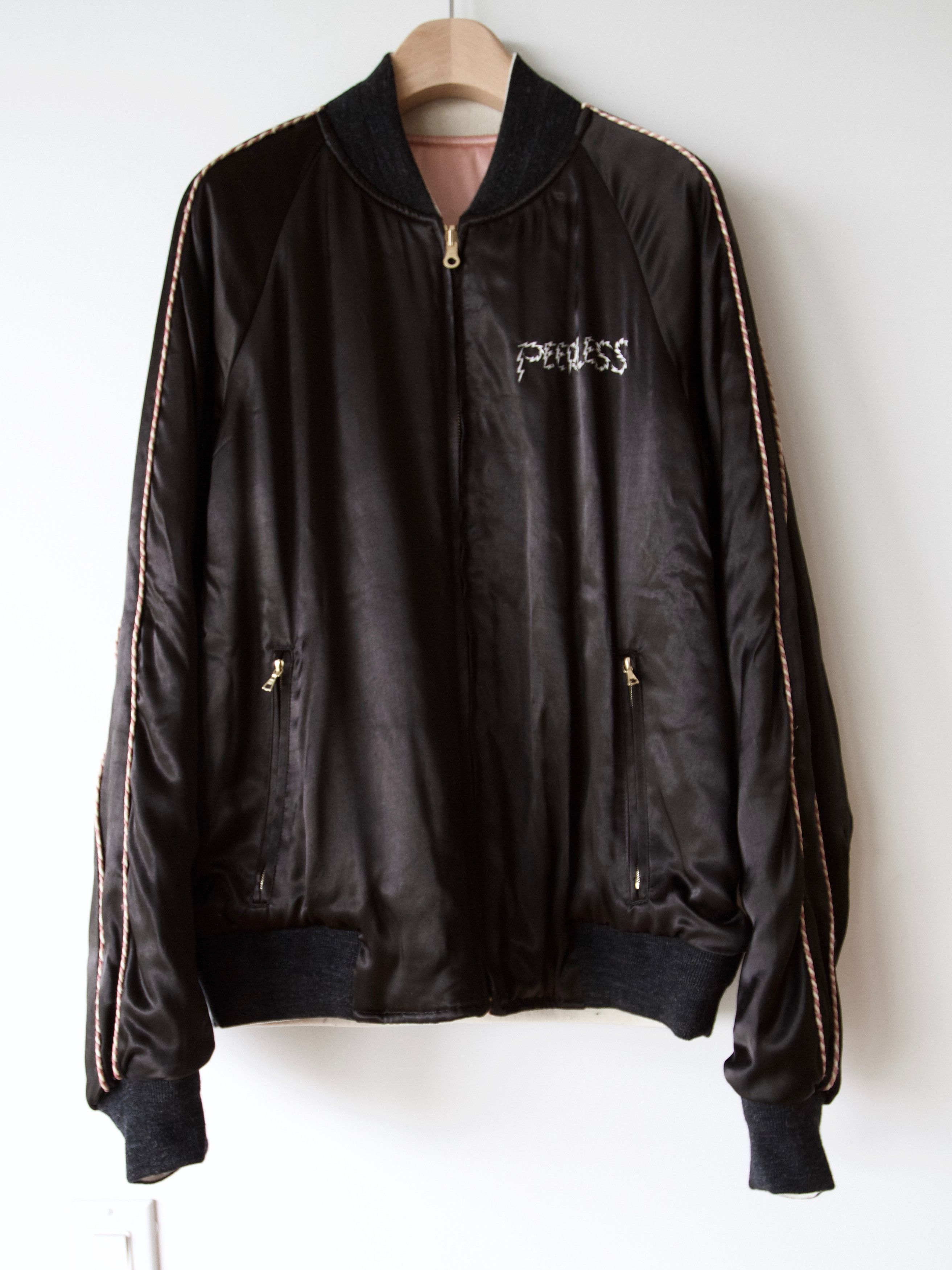 Visvim Peerless Douglas Rayon Satin Bomber Jacket | Grailed