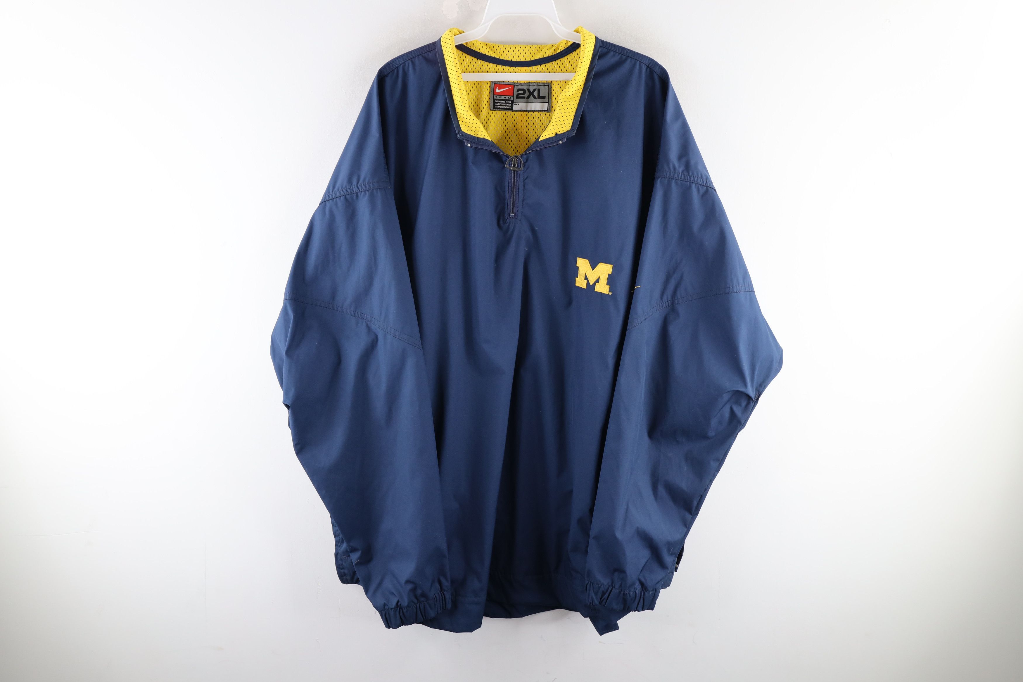 Nike Vintage Nike Travis Scott Mini Swoosh of Michigan Jacket | Grailed