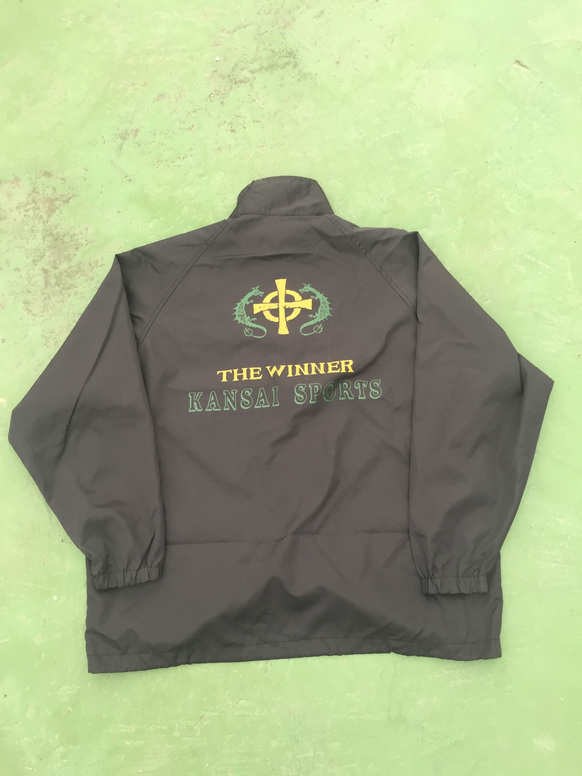 Japanese Brand Vintage Kansai Sports Dragons Graphic Coach Jacket | Grailed