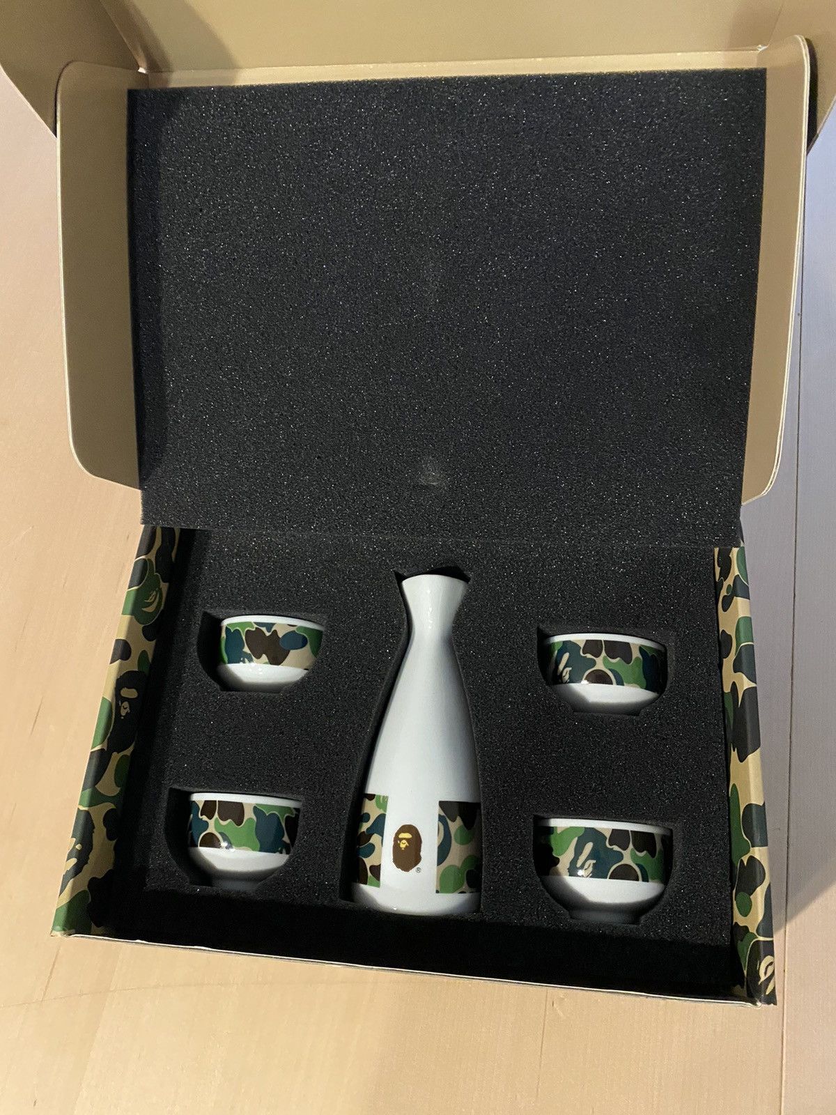 Bape Bape ABC Camo Sake Set | Grailed