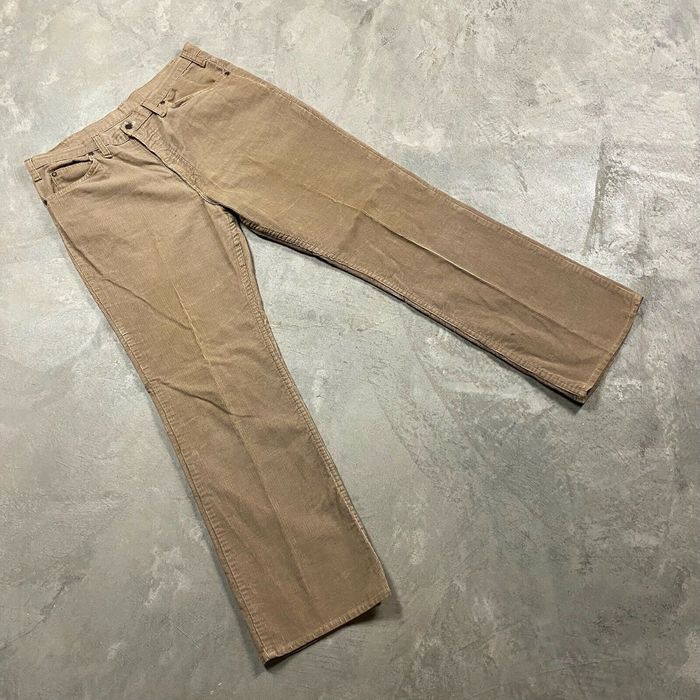Vintage 70s Vtg Jcpenney Plain Pockets Corduroy Pants Brown Scovill