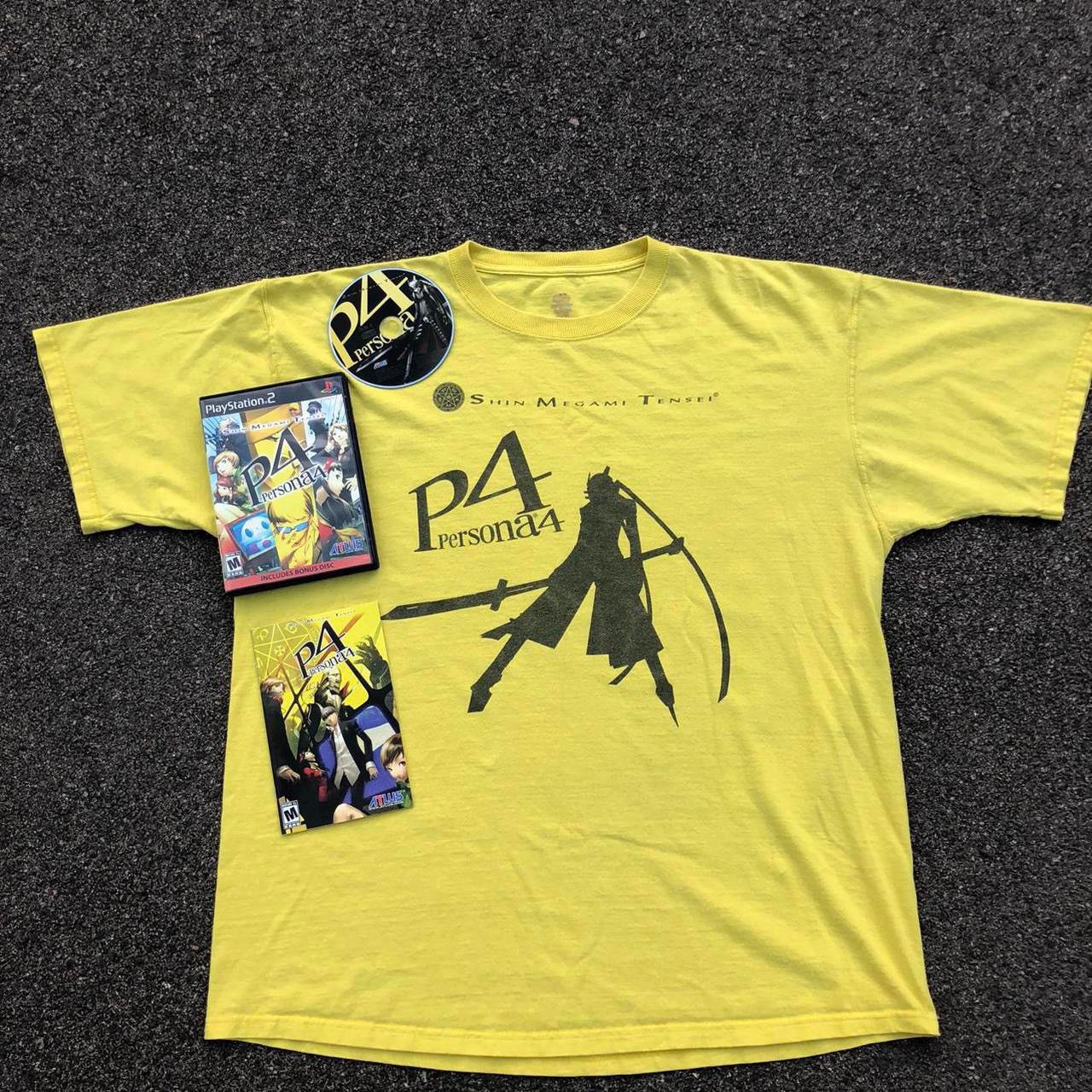 Vintage 2008 PERSONA 4 T-Shirt y2k anime Video Game PlayStation ps2 ...