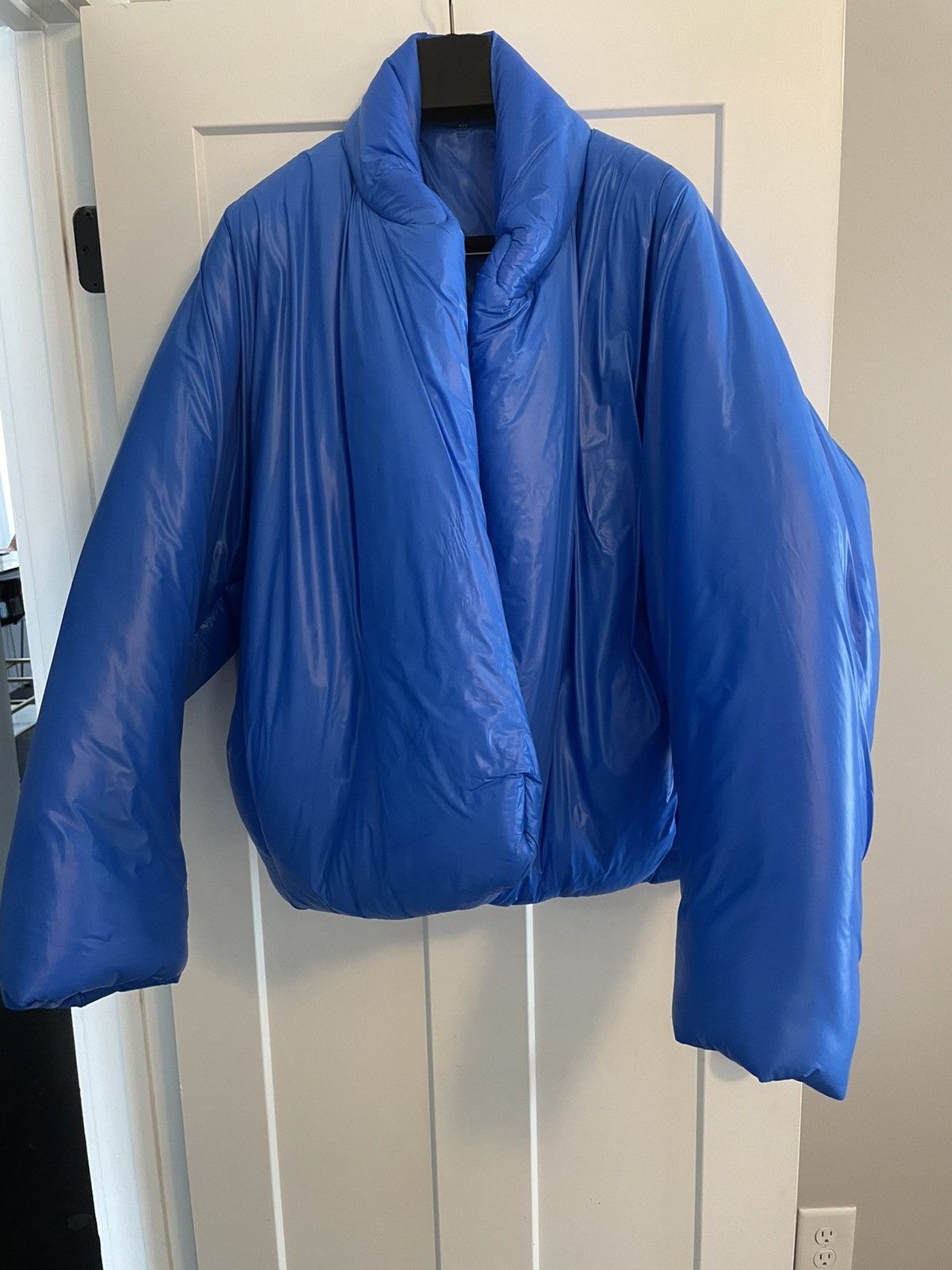 Gap × Kanye West Yeezy Gap Round Jacket Blue | Grailed