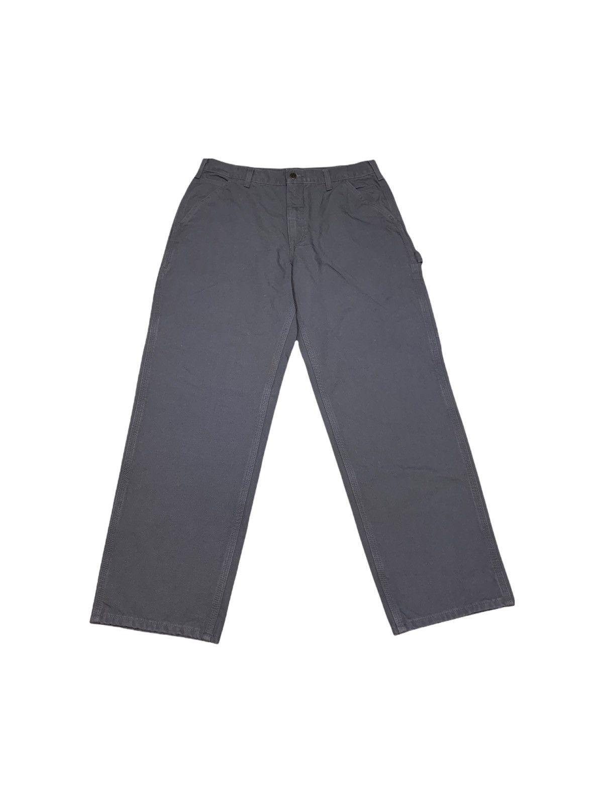 Carhartt Carhartt Lined Carpenter Work Pants Grey | Grailed