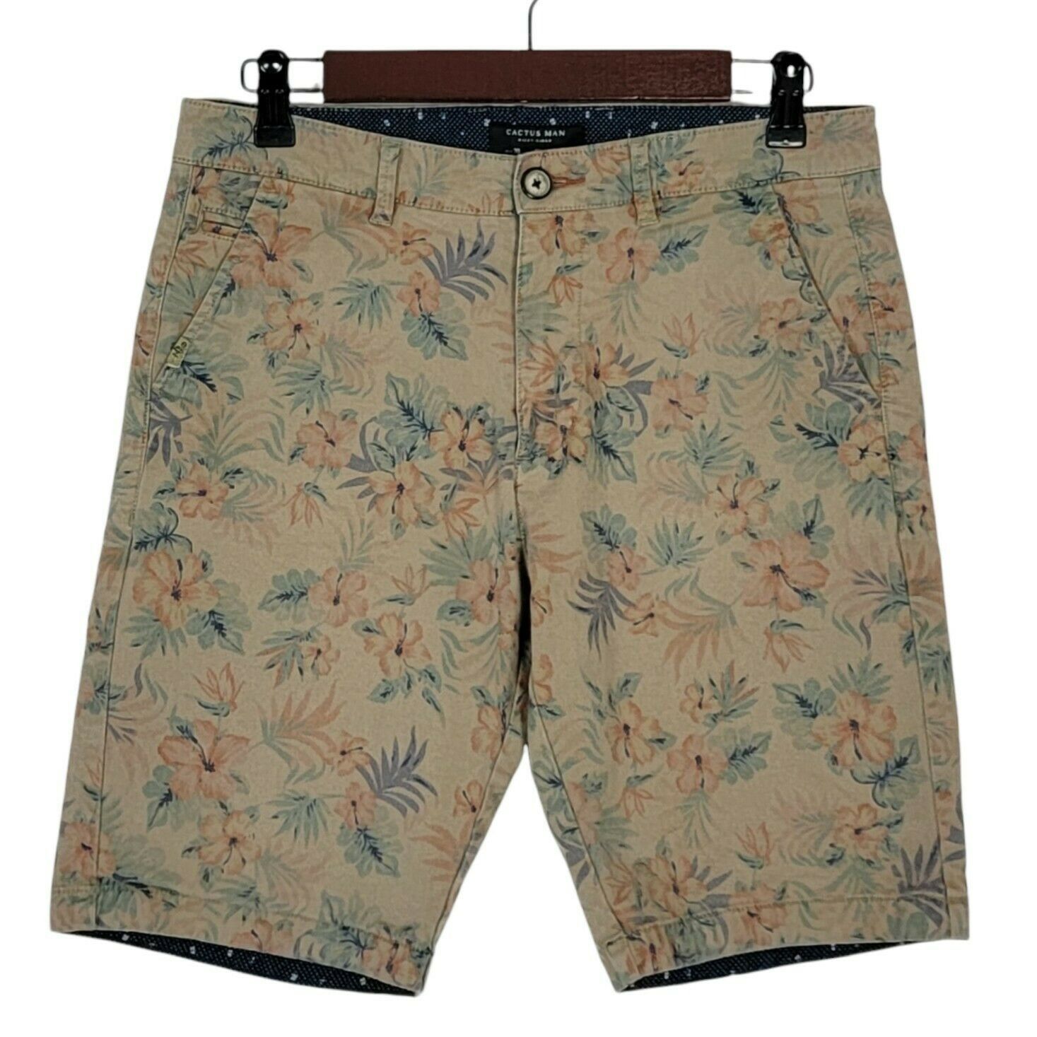 Other Cactus Man Ricky Singh Chino Shorts Floral Tropical Print | Grailed