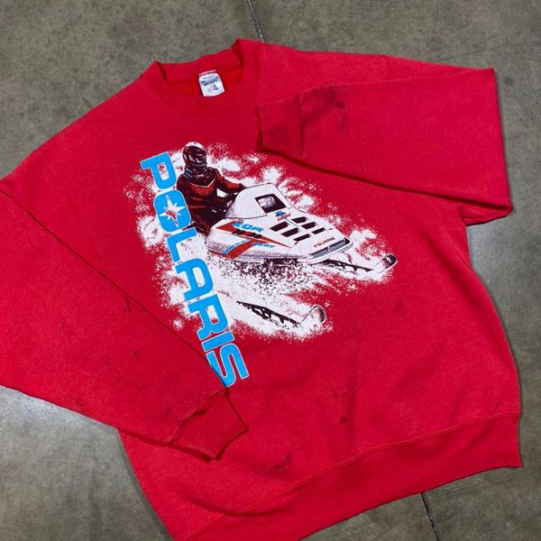 Vintage Vintage Polaris Snowmobile Crewneck Sweatshirt | Grailed