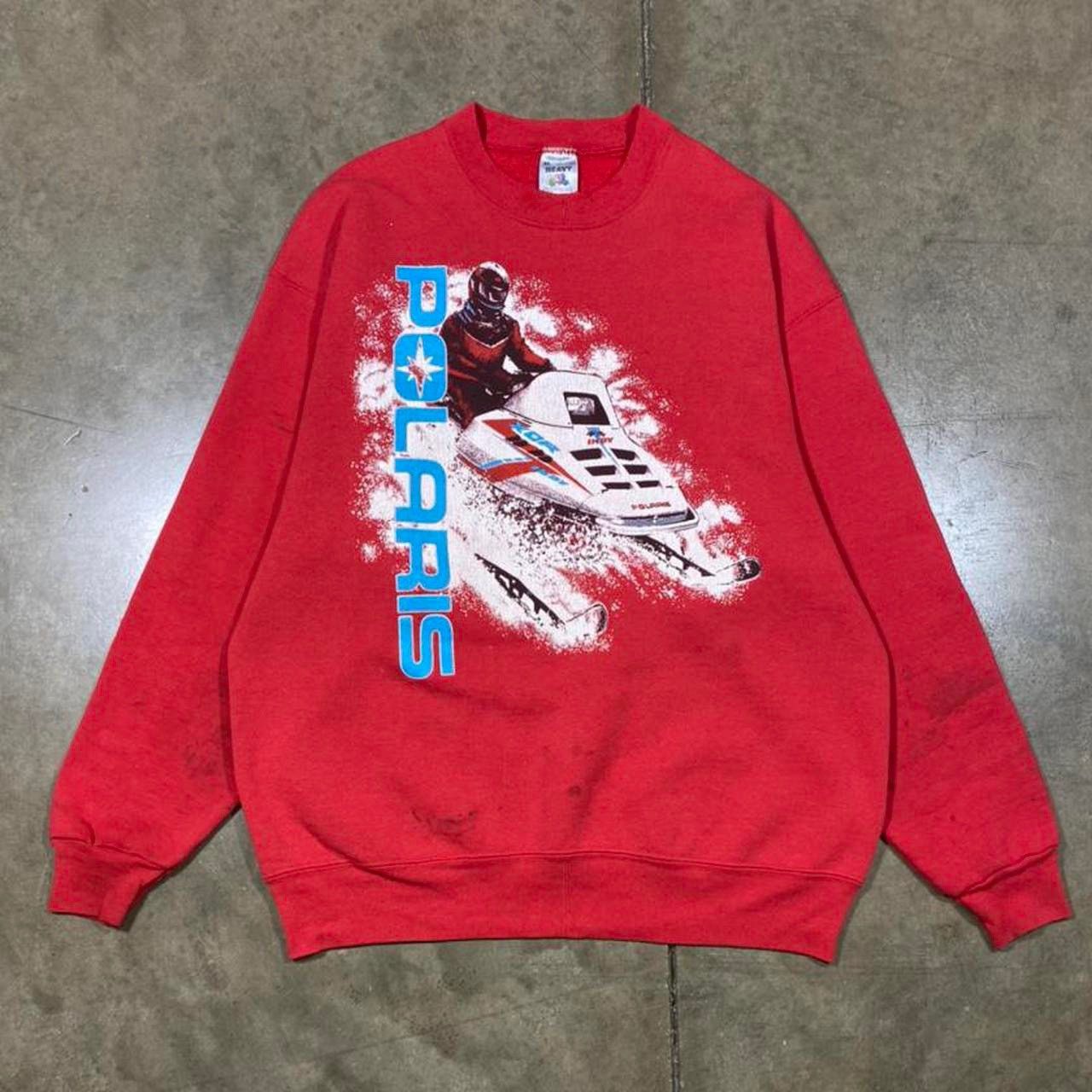 Made In Usa × Streetwear × Vintage Vintage Polaris Snowmobile Crewneck ...