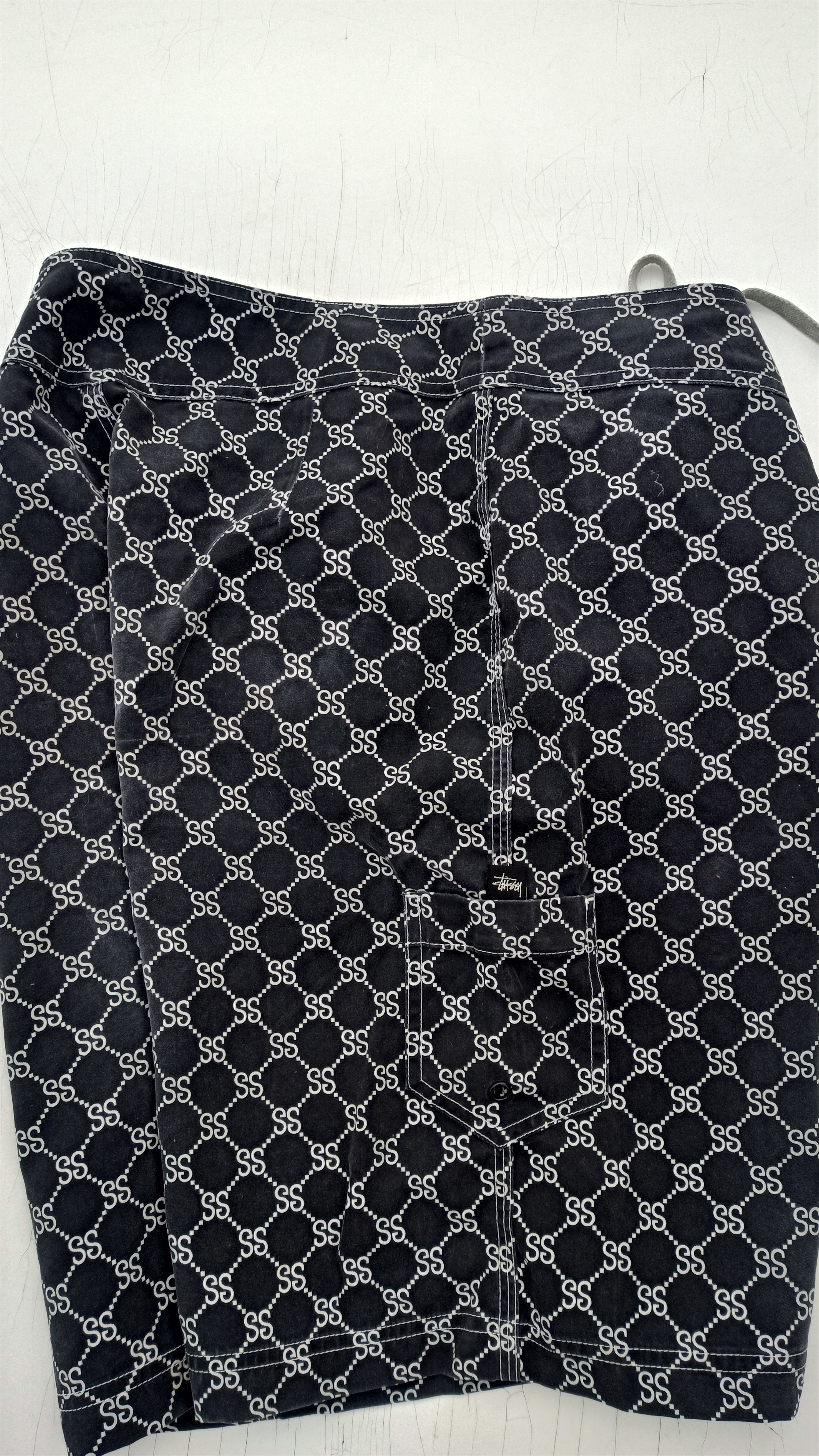 Streetwear × Stussy Vintage Stussy 'Stucci' Gucci Monogram Cargo Board ...