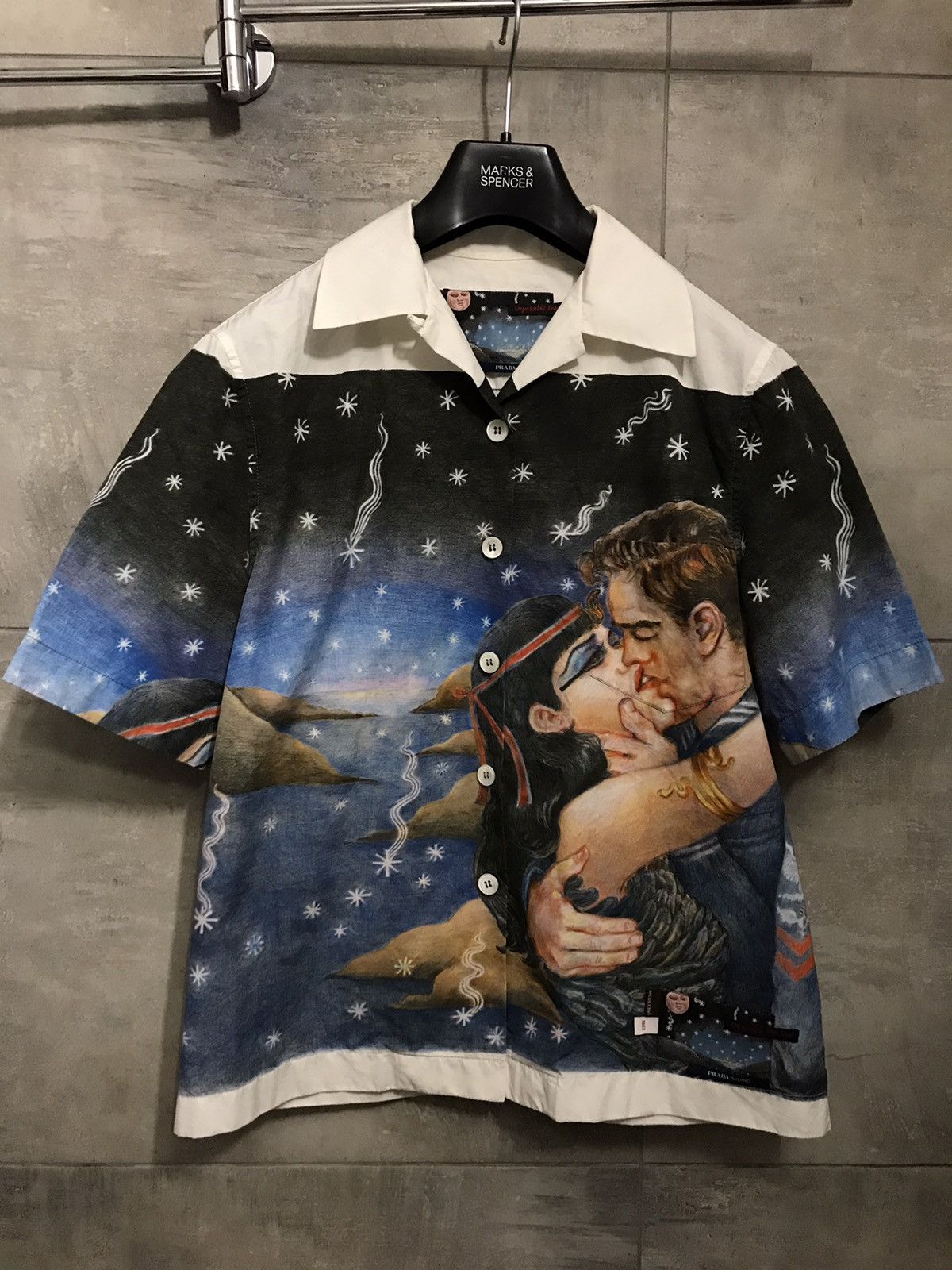 Prada Prada FW16 Chemin Impossible True Love Shirt | Grailed