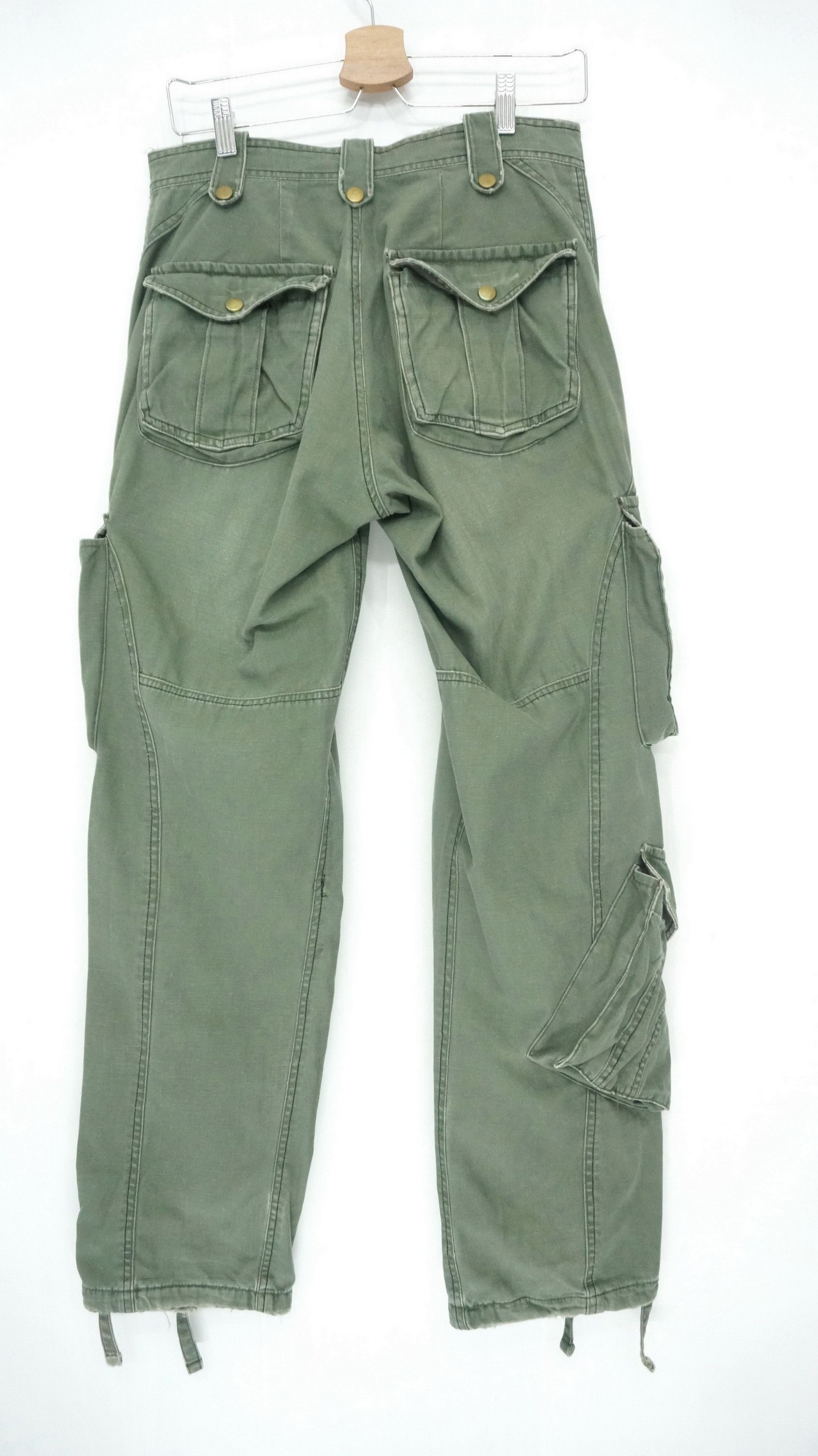 Japanese Brand × Military 🎌Vtg TWENTY WORKS Japan Multipocket Worn Out Cargo Pants | Grailed