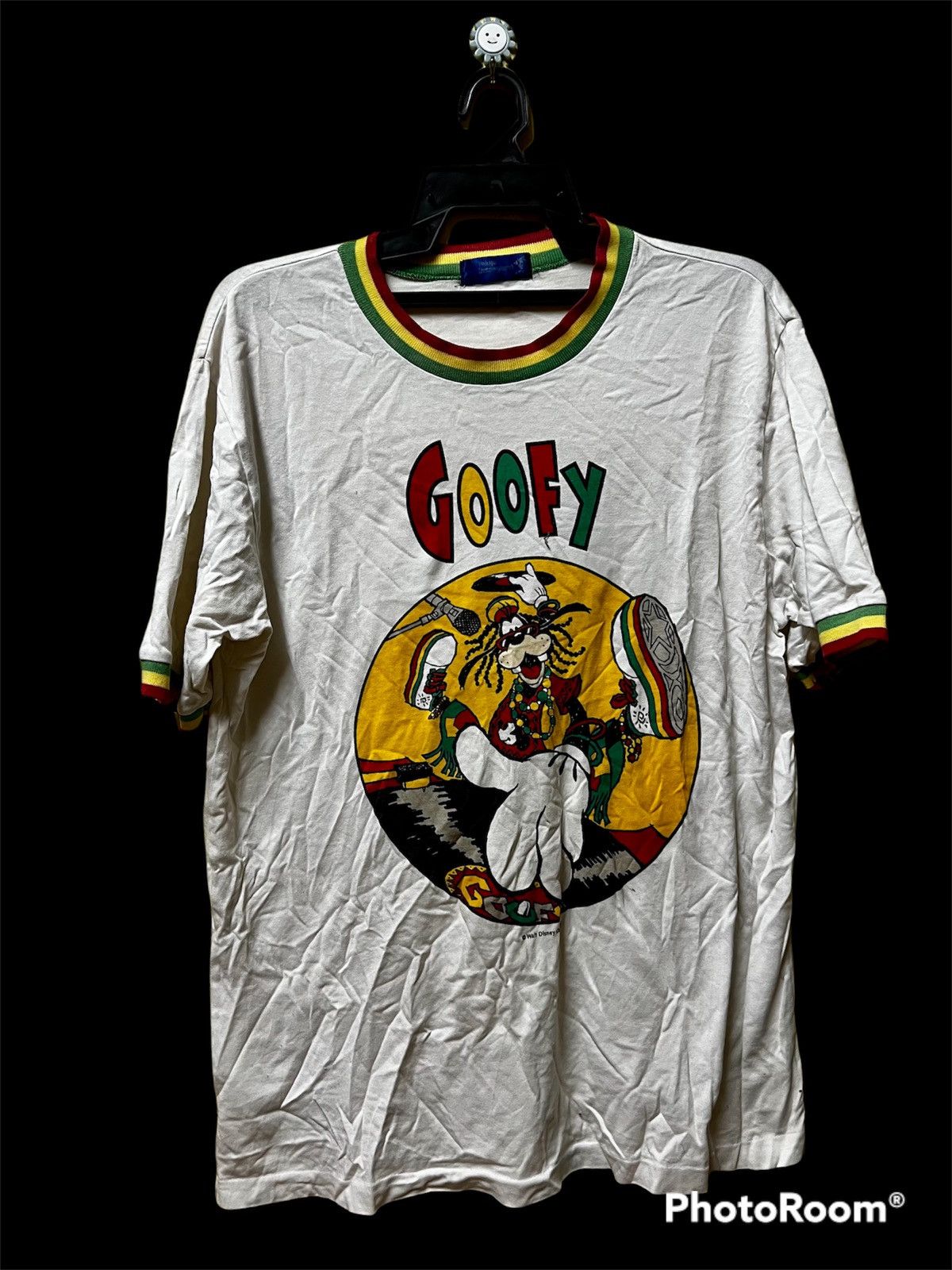 Disney × Vintage Goofy disney rasta tshirt | Grailed