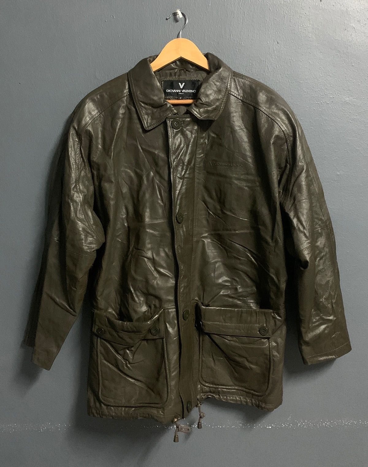 Vintage Must gone! Vintage Giovanni Valentino Italy leather jacket ...