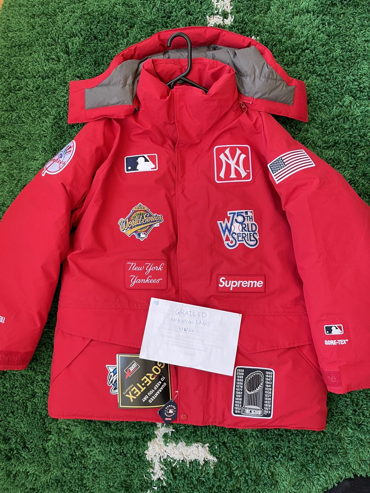 Supreme Supreme Goretex MLB Collab very rare | Grailed