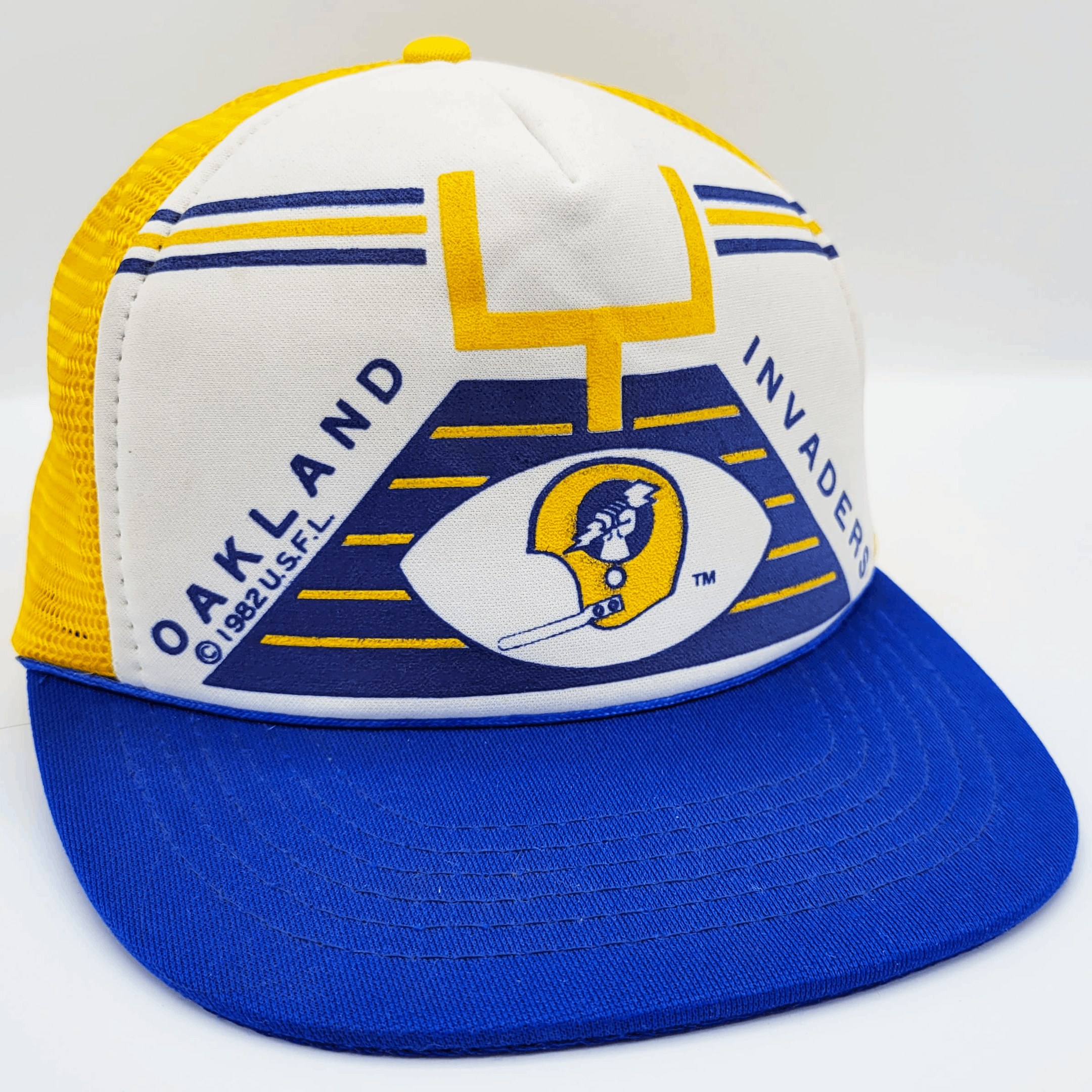 Vintage Oakland Invaders Vintage 80s USFL Trucker Snapback Hat | Grailed