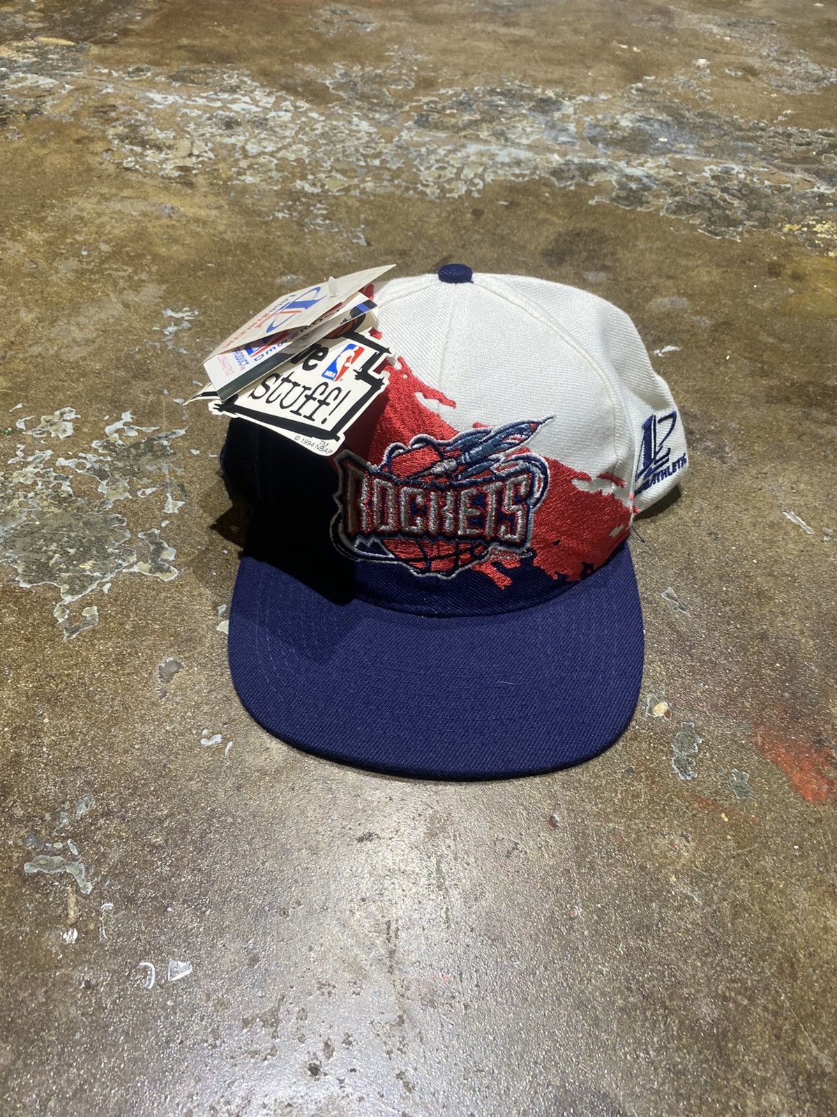 Vintage Houston Rockets Vintage 90s Splash Snapback Hat | Grailed