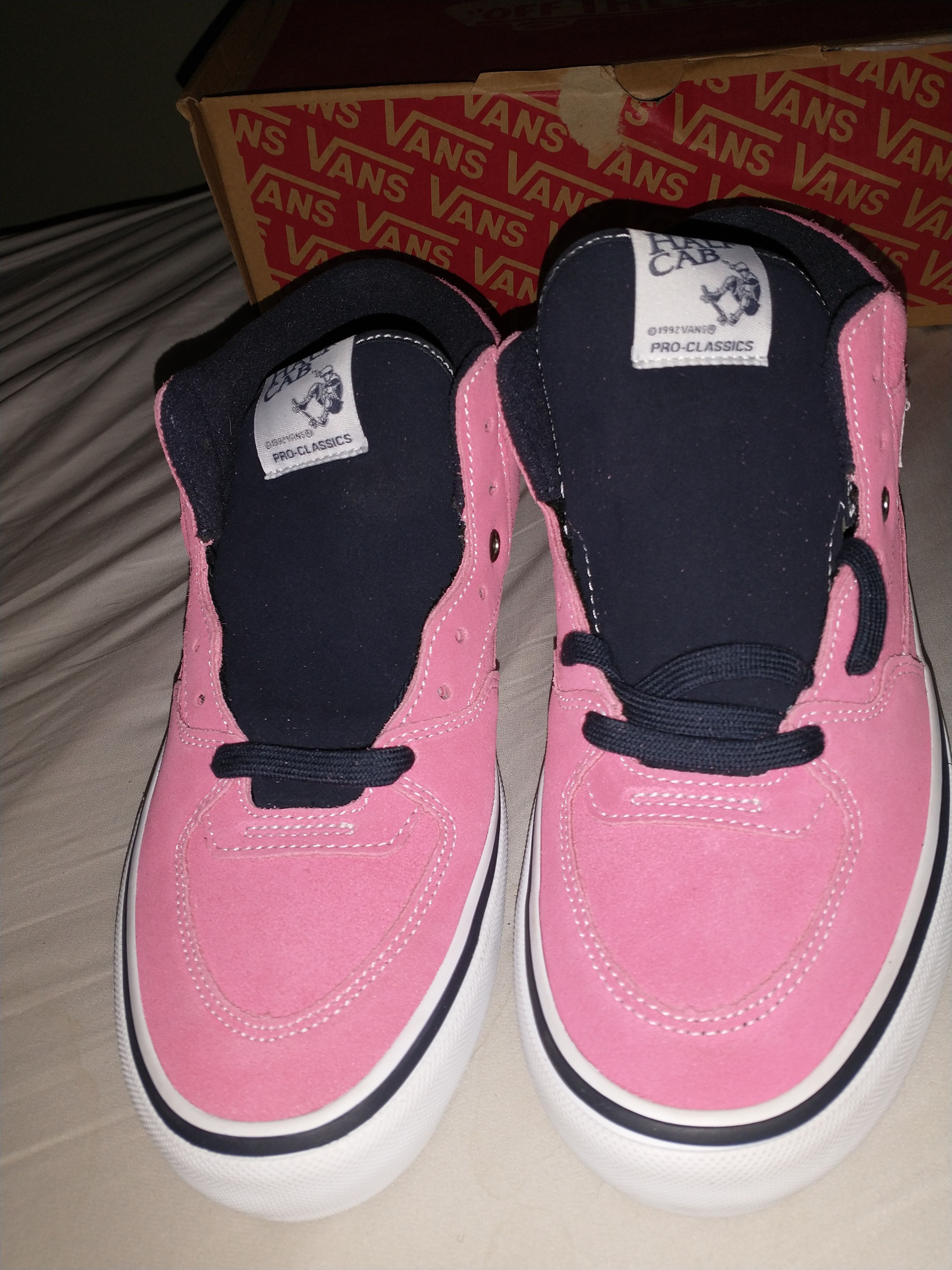 Vans Half cab pro pink lemonade suede | Grailed