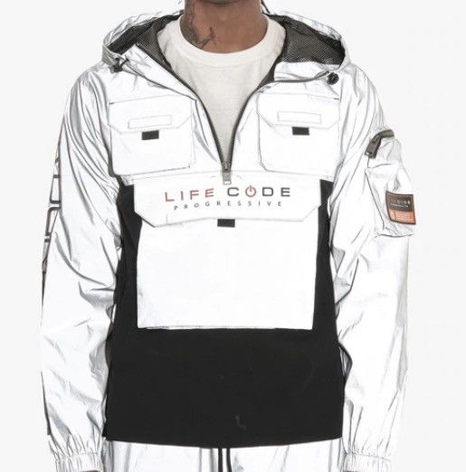 Vintage Medium Progressive LifeCode Reflective Tactical Wind Breaker ...