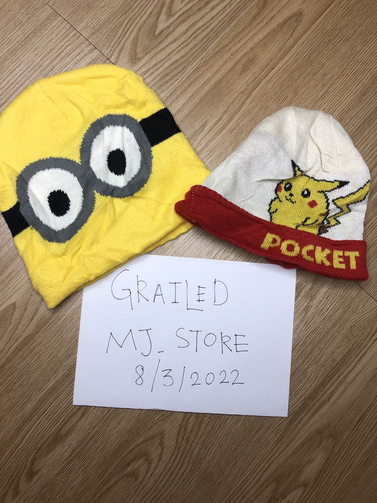 Nintendo Combo Pikachu & Minions beanie | Grailed