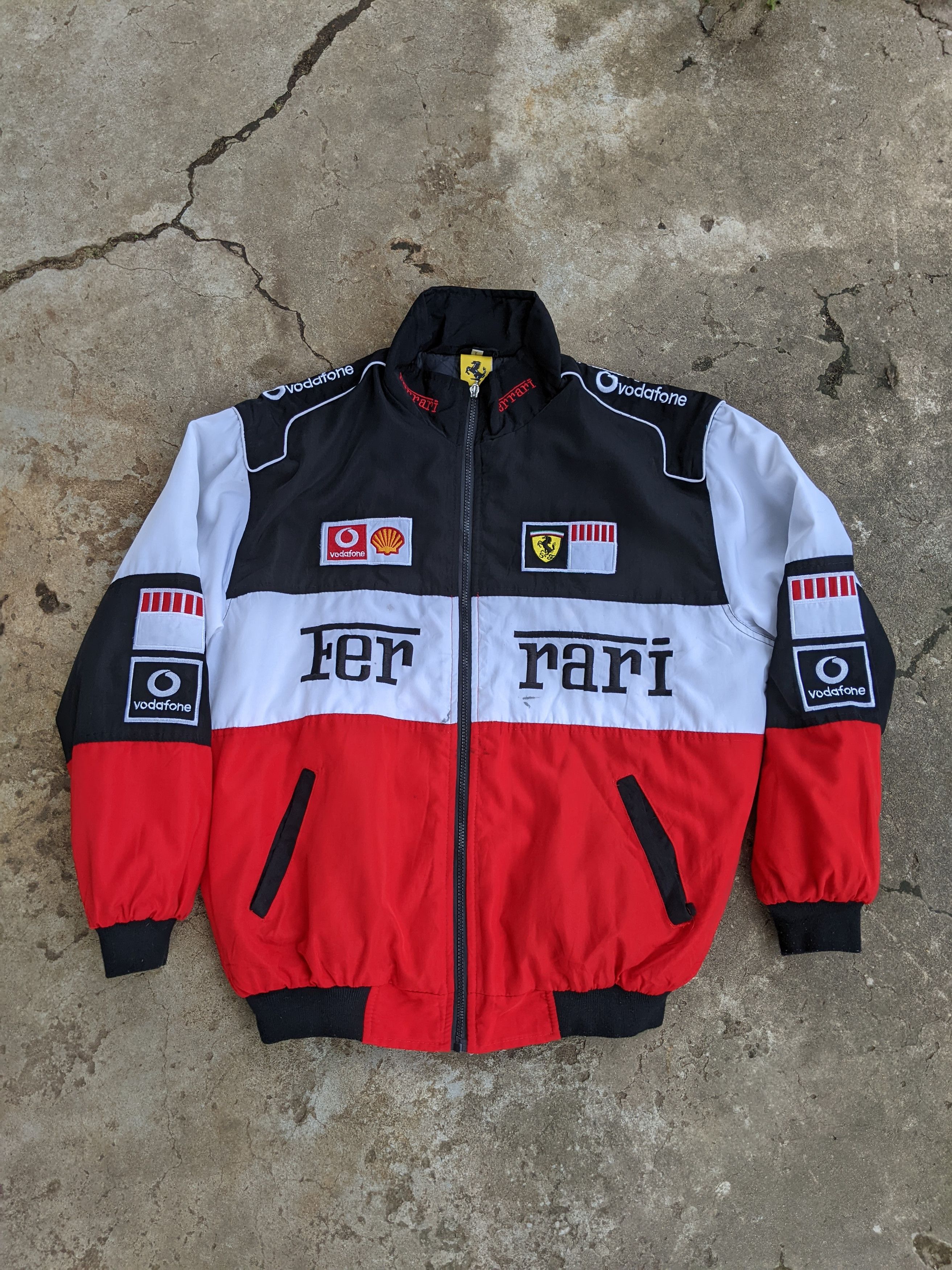Ferrari × Gear for Sports Ferrari Tricolour Big Logo Racing Jacket ...