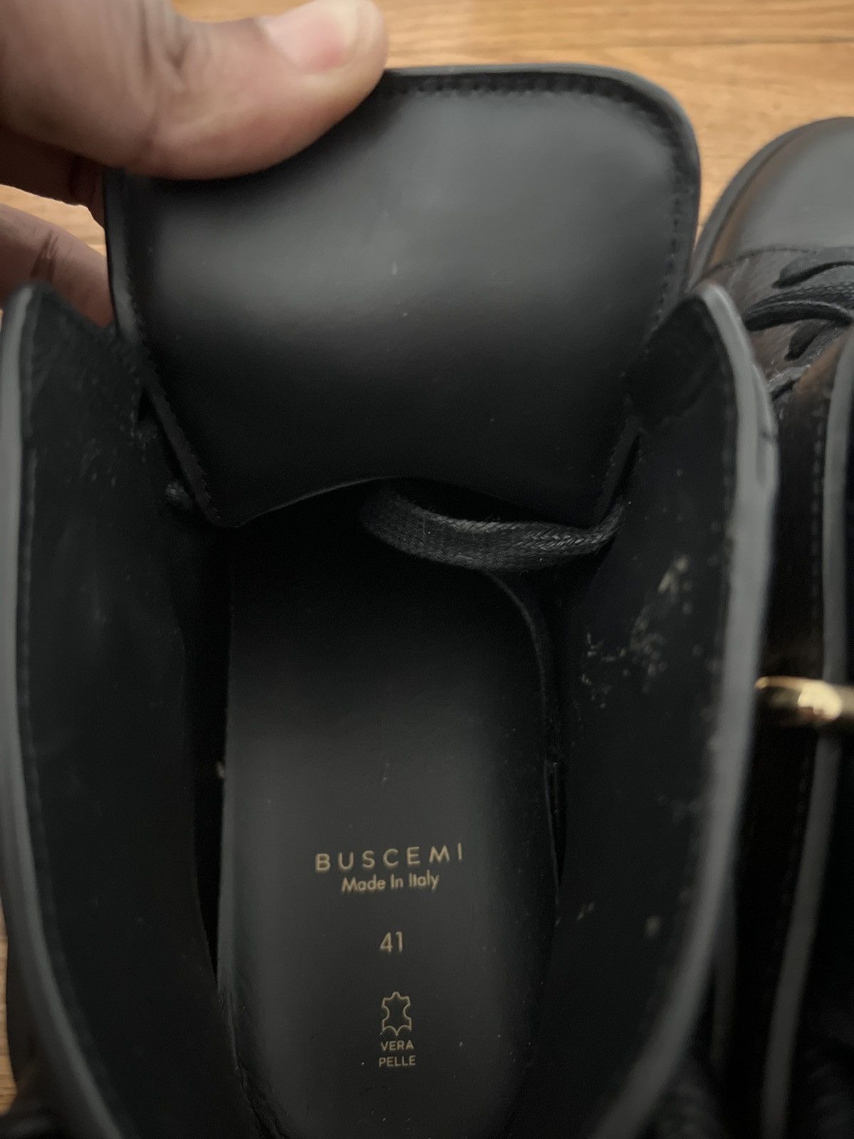 Buscemi Buscemi sneakers black gold lock key | Grailed