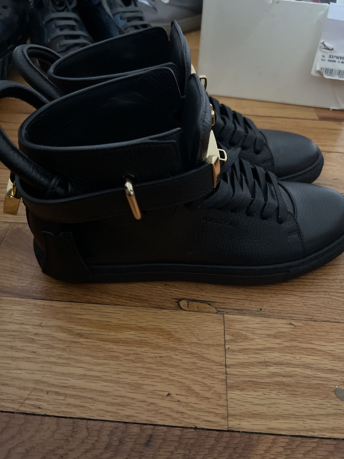 Buscemi Buscemi sneakers black gold lock key | Grailed