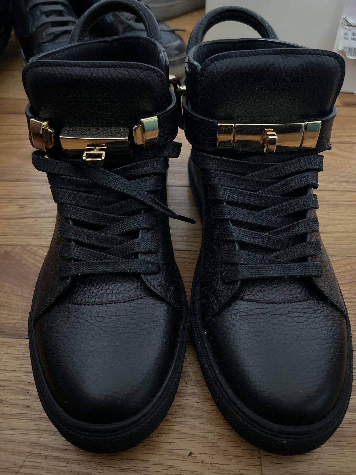 Buscemi Buscemi sneakers black gold lock key | Grailed