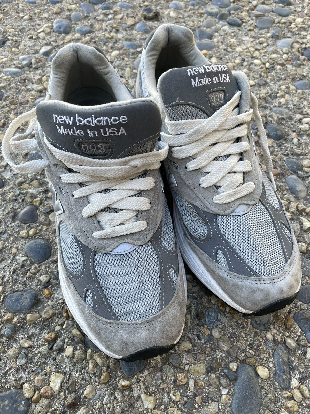 New Balance 993 Low Grey White | Grailed