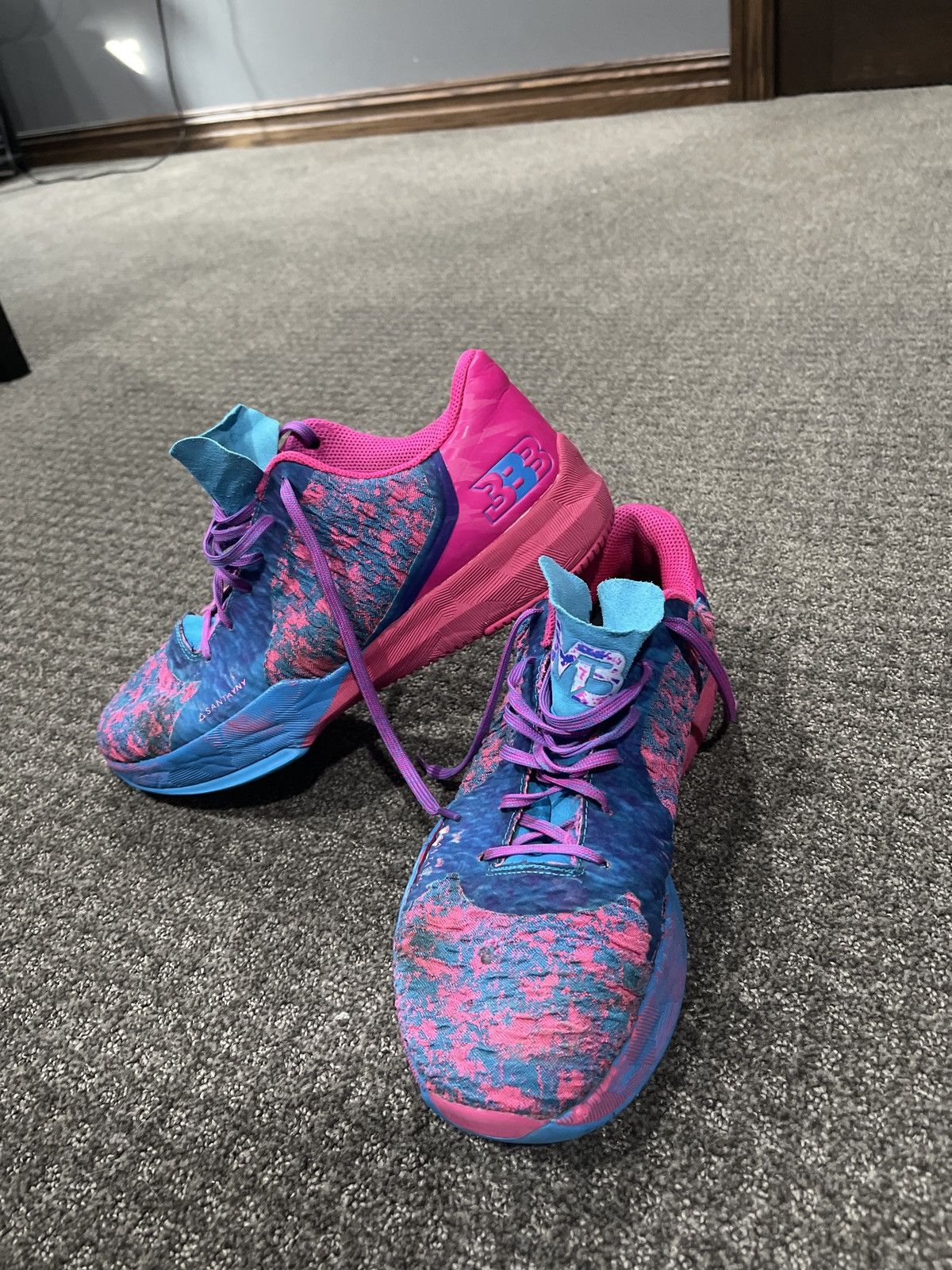 Big Baller Brand MB 1 BBB Pink & Blue Camo | Grailed