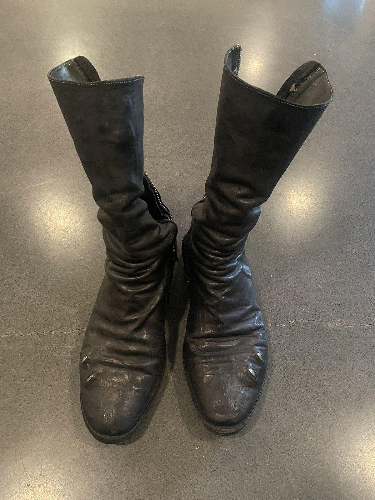 Carol Christian Poell CCP Prosthetic Black Tornado Boots | Grailed