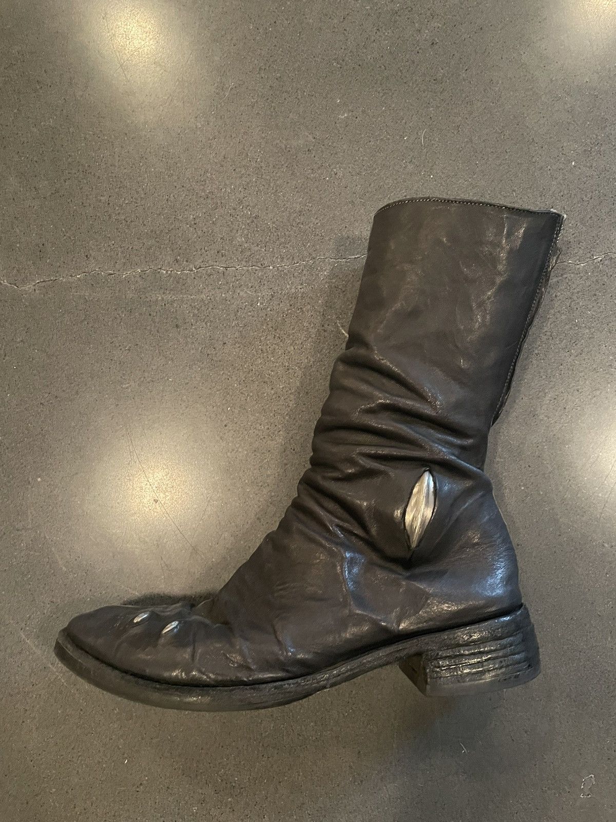 Carol Christian Poell CCP Prosthetic Black Tornado Boots | Grailed