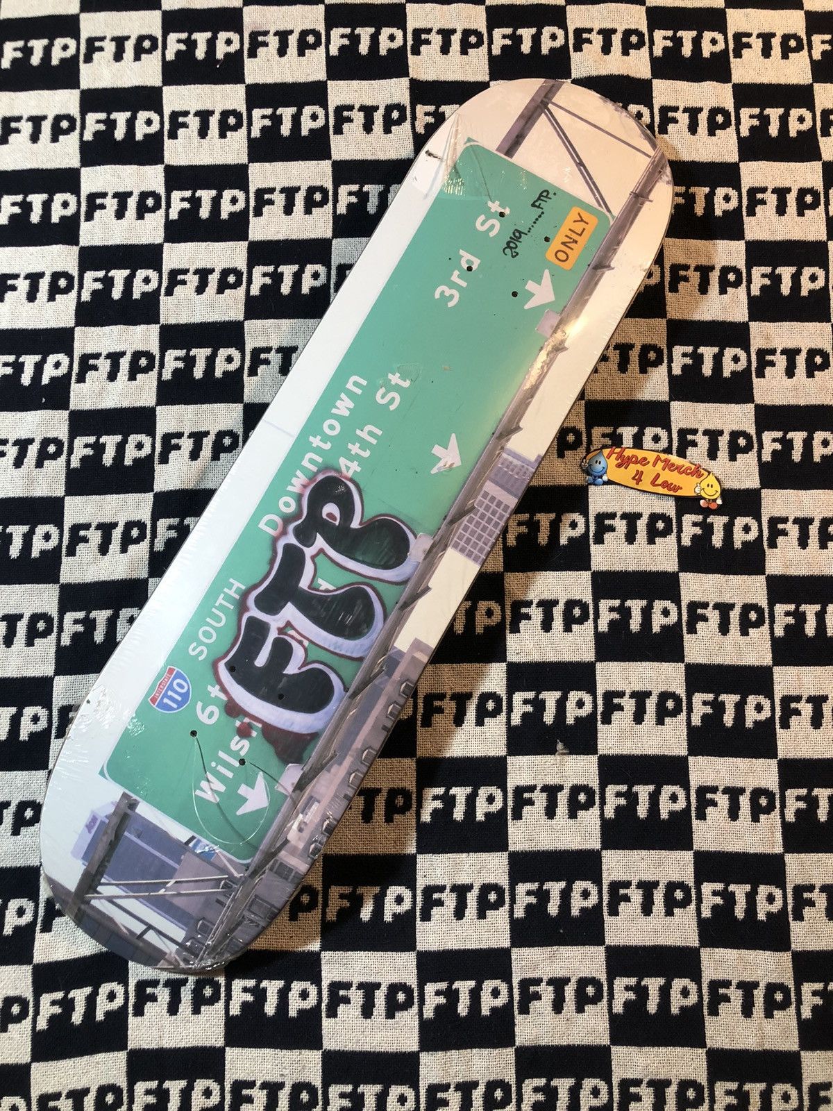 Fuck The Population FTP Freeway Logo Skateboard Deck | Grailed