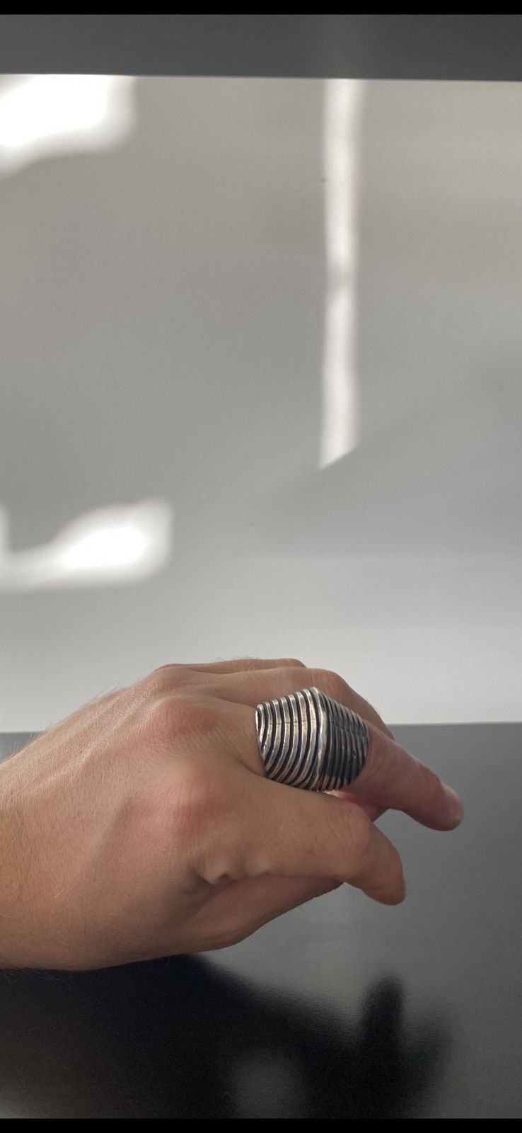 Goti Goti Sterling Silver Armour Ring | Grailed