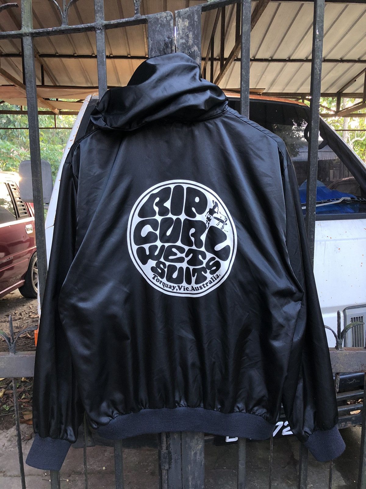 Rip Curl × Surf Style × Vintage Vintage Rip Curl Hoodie Windbreaker ...