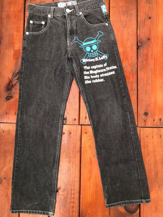 One Piece ONE PIECE Monkey. D. Luffy Anime Denim Japan Denim | Grailed