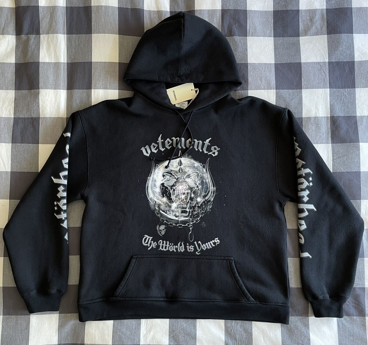 Vetements The World Motorhead Oversized Hoodie | Grailed