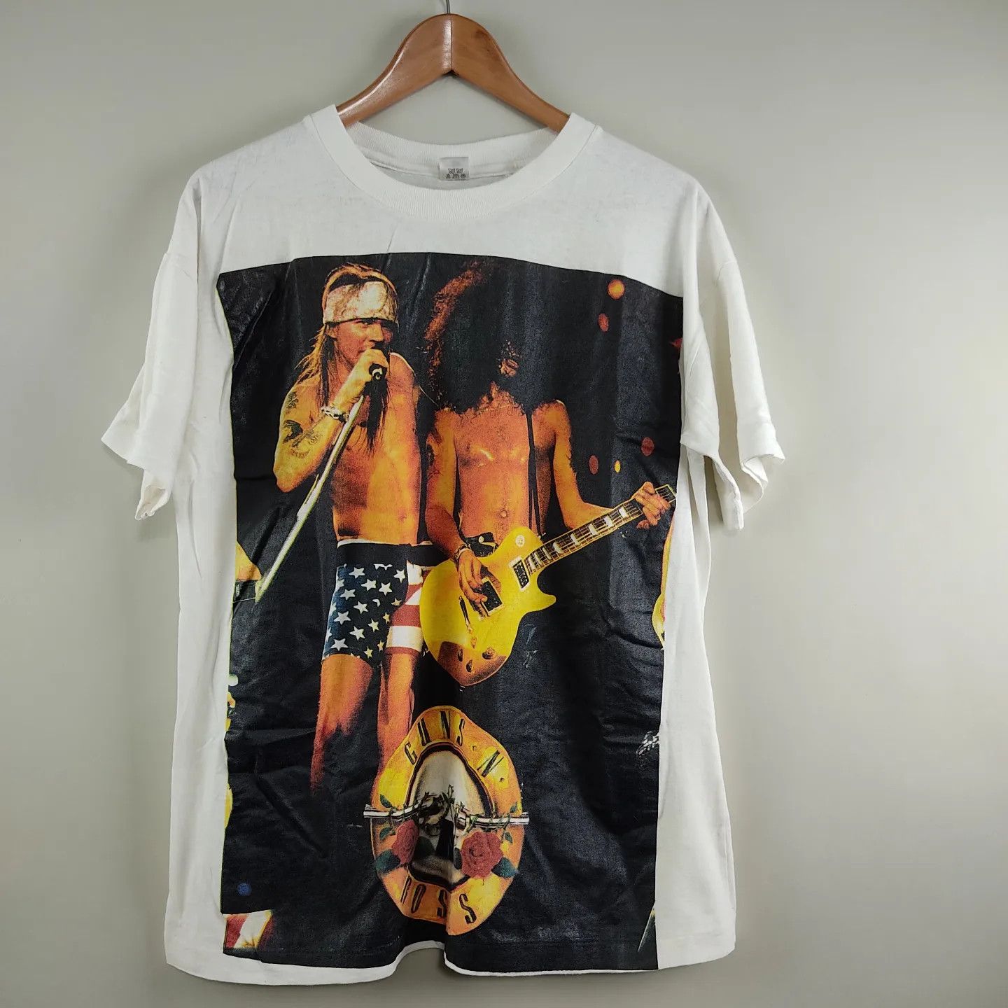 Band Tees × Guns N Roses × Vintage 90's Guns N'Roses Axl Rose full ...