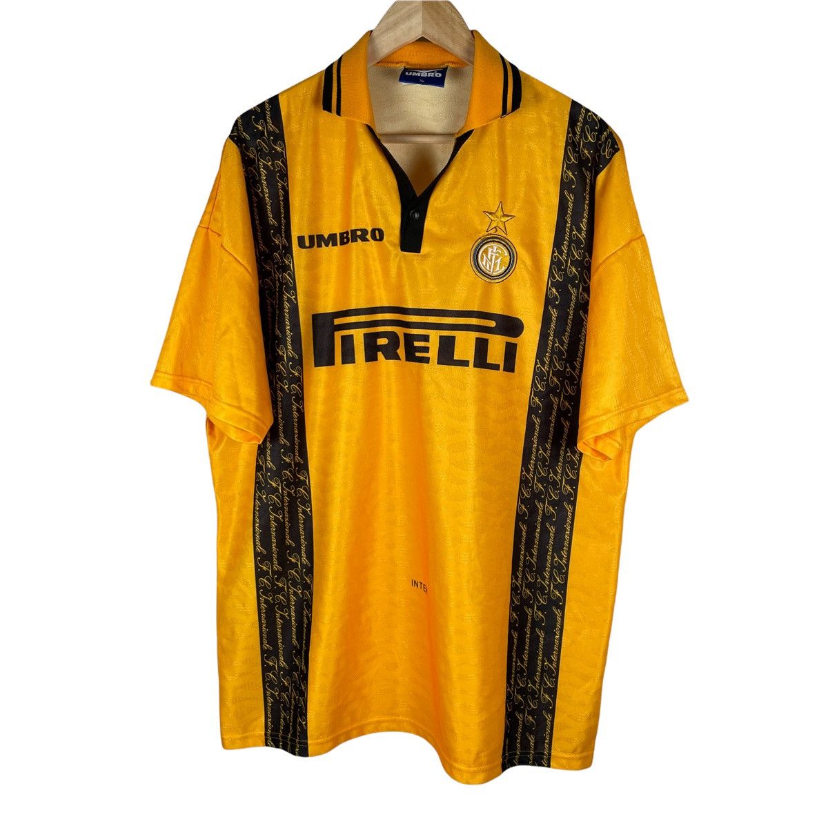 Umbro Vintage Umbro 96/97 Inter Milan Pirelli Football Jersey | Grailed