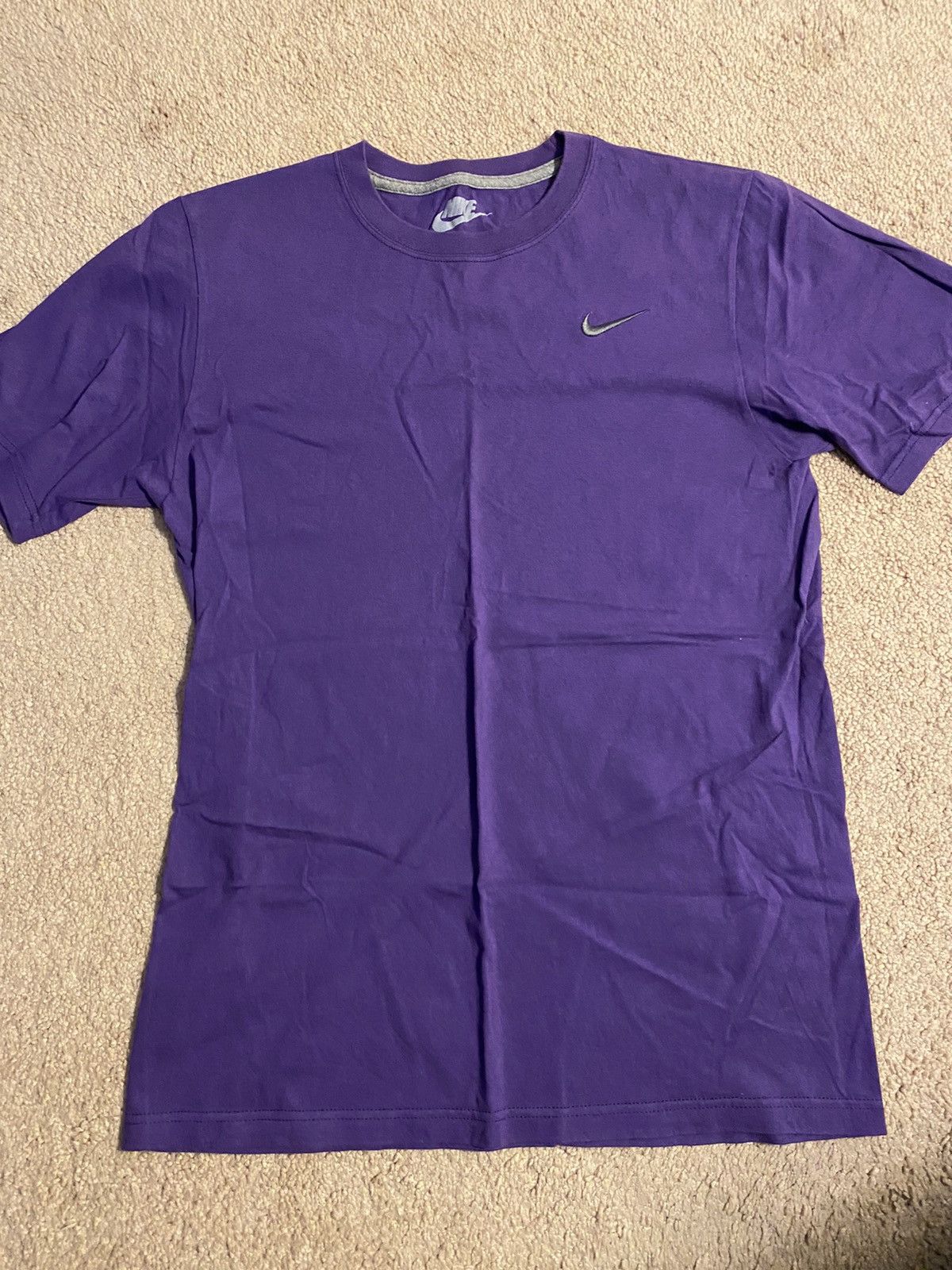 Nike × Vintage Vintage Purple Nike Swoosh Tee (Grail!) | Grailed