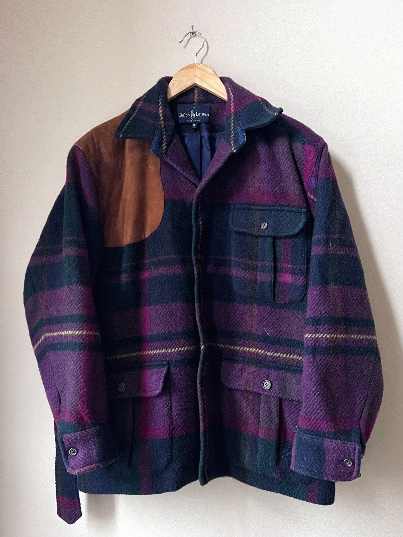 Ralph Lauren × Vintage Vintage Ralph Lauren Hunters Plaid Shooting ...