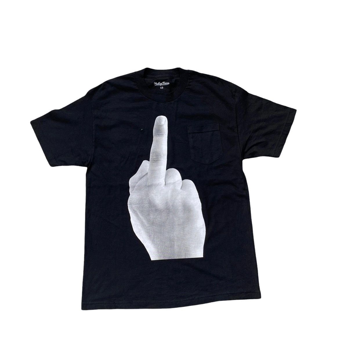 Streetwear × Very Rare Middle Finger Big Print Grpahic Shirt. #M | Grailed
