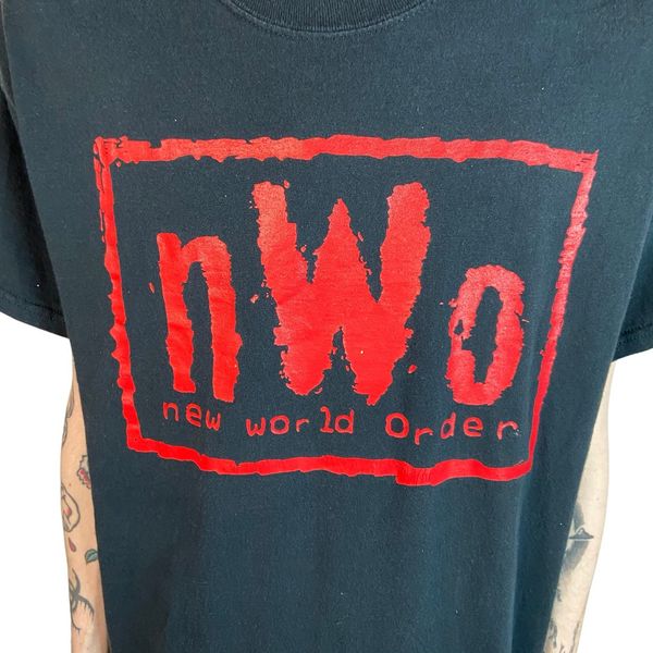 Vintage Vintage 90s WCW NWO New World Order Wrestling T-Shirt | Grailed