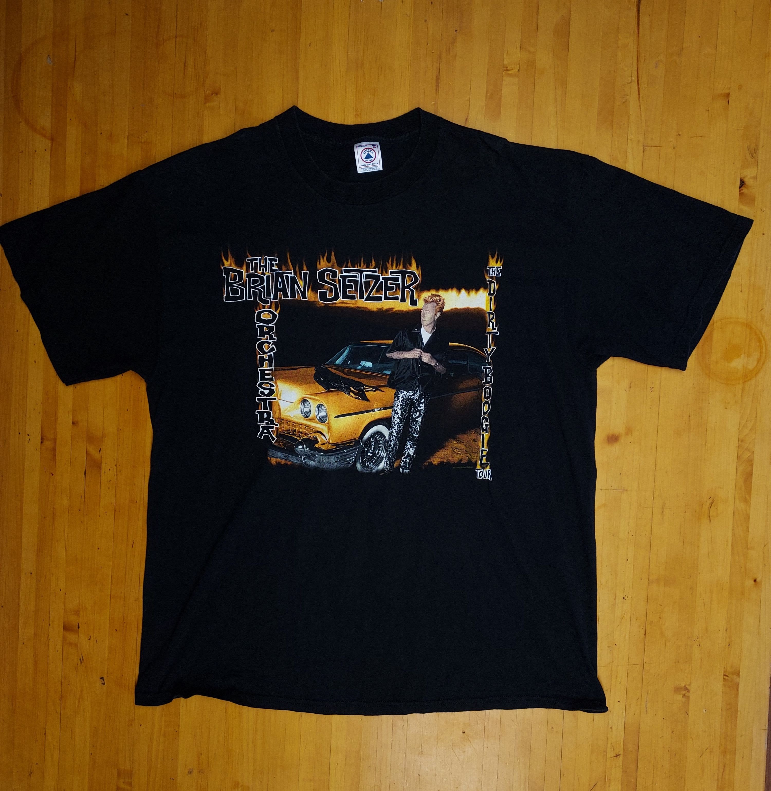 Vintage VTG 1998 Brian Stetzer Orchestra Dirty Boogie Tour Shirt | Grailed