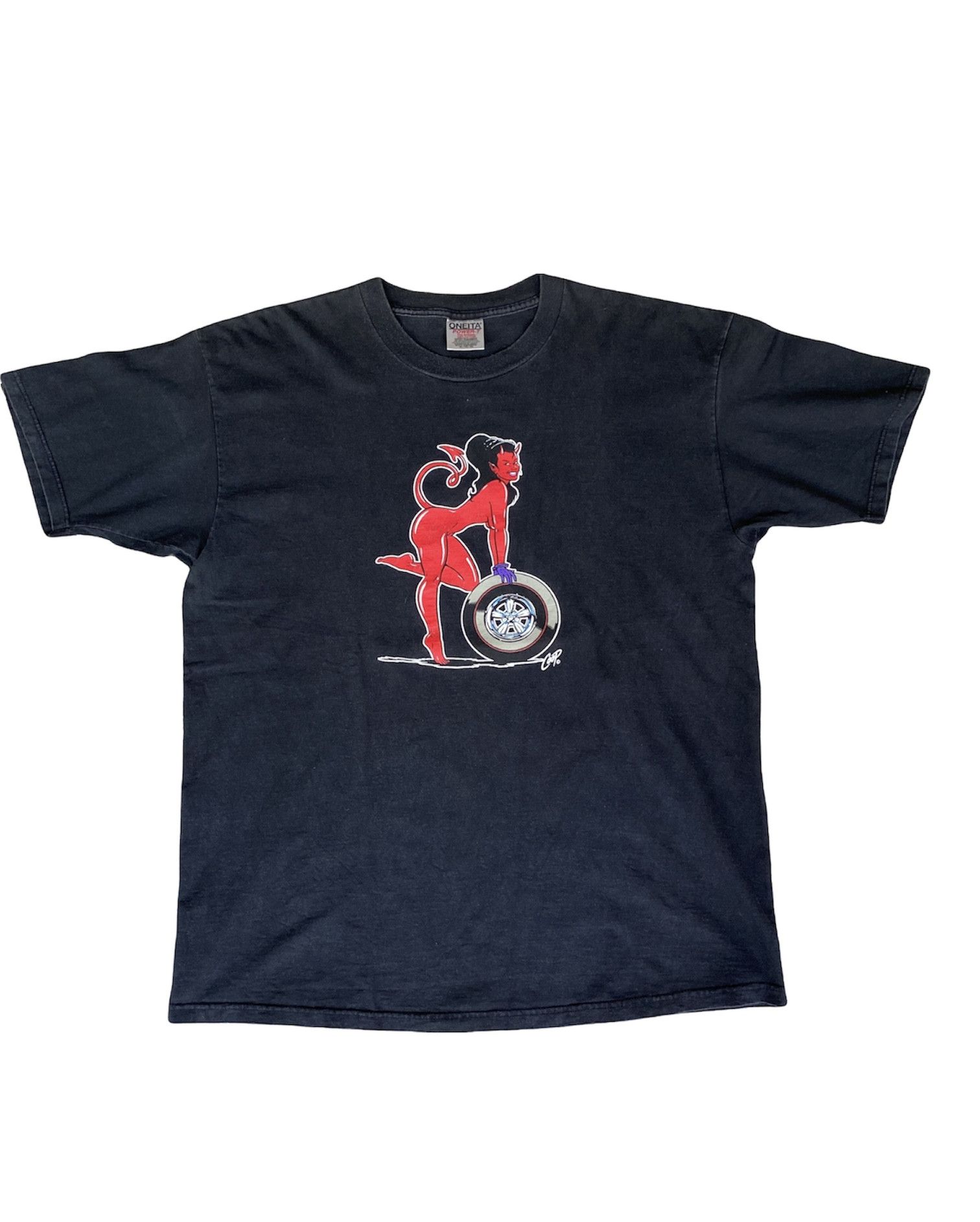 Art × Vintage Vintage Coop Devil Girl Art Tee | Grailed