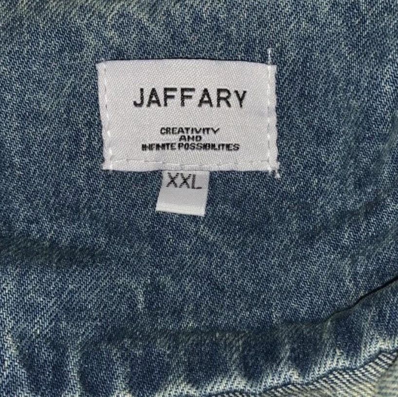 Jaffary Garments Denim Jacket with heart embroidery | Grailed
