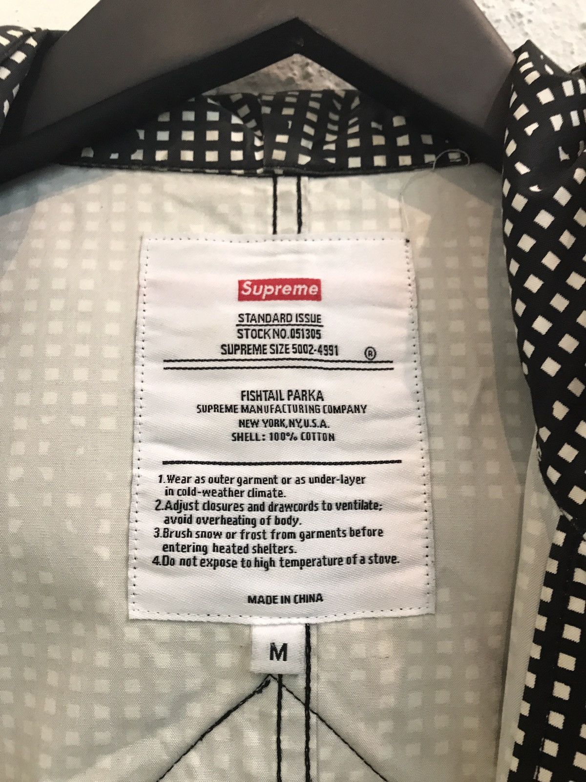 Supreme Riot Fishtail Parka (Black Camo) | Grailed