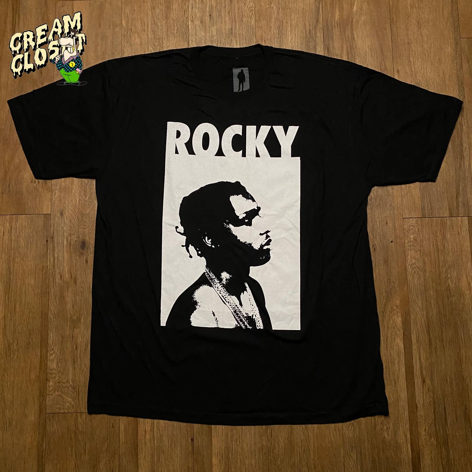 Asap Rocky A$AP Rocky ASAP Mob AWGE Silhouette Tour Merch Tee | Grailed