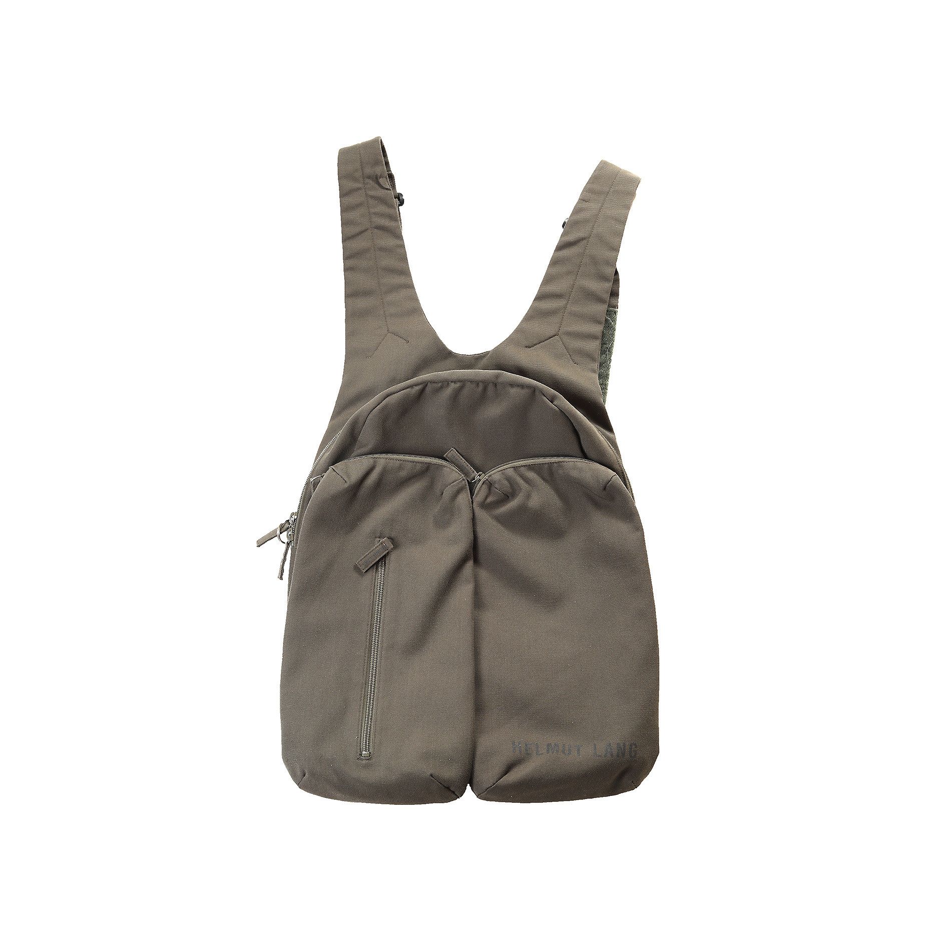 Helmut Lang FW99 Seance De Travailles Khaki Backpack | Grailed