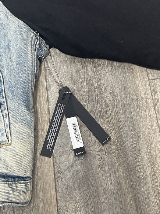 Amiri Amiri Two Tone Denim Trucker Jacket | Grailed